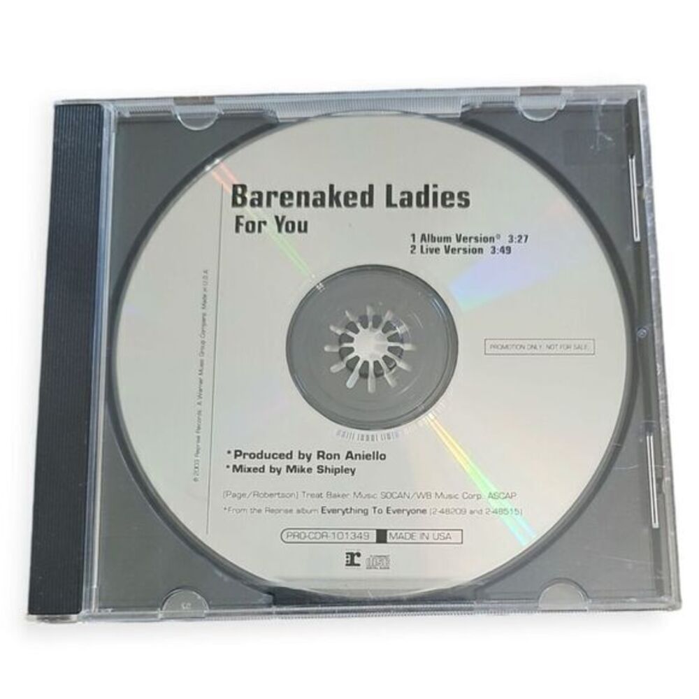 Media Barenaked Ladies For You 203 Promotional Cd Single Poshmark